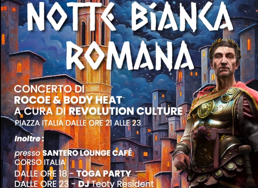 Notte Bianca Romana: sabato sera tutti con la toga! - AcquiNews